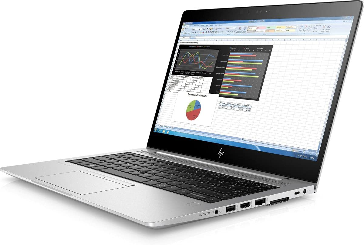 HP Elitebook MT44 Mobile Laptop, Thin Client 14.0" FHD 1080p Business Notebook, AMD Ryzen 3-2300, 16GB DDR4 SDRAM 256 GB SSD, Quad-Core (4 Core), Wi-Fi, Bluetooth, Camera, Windows 10 Pro (Renewed)