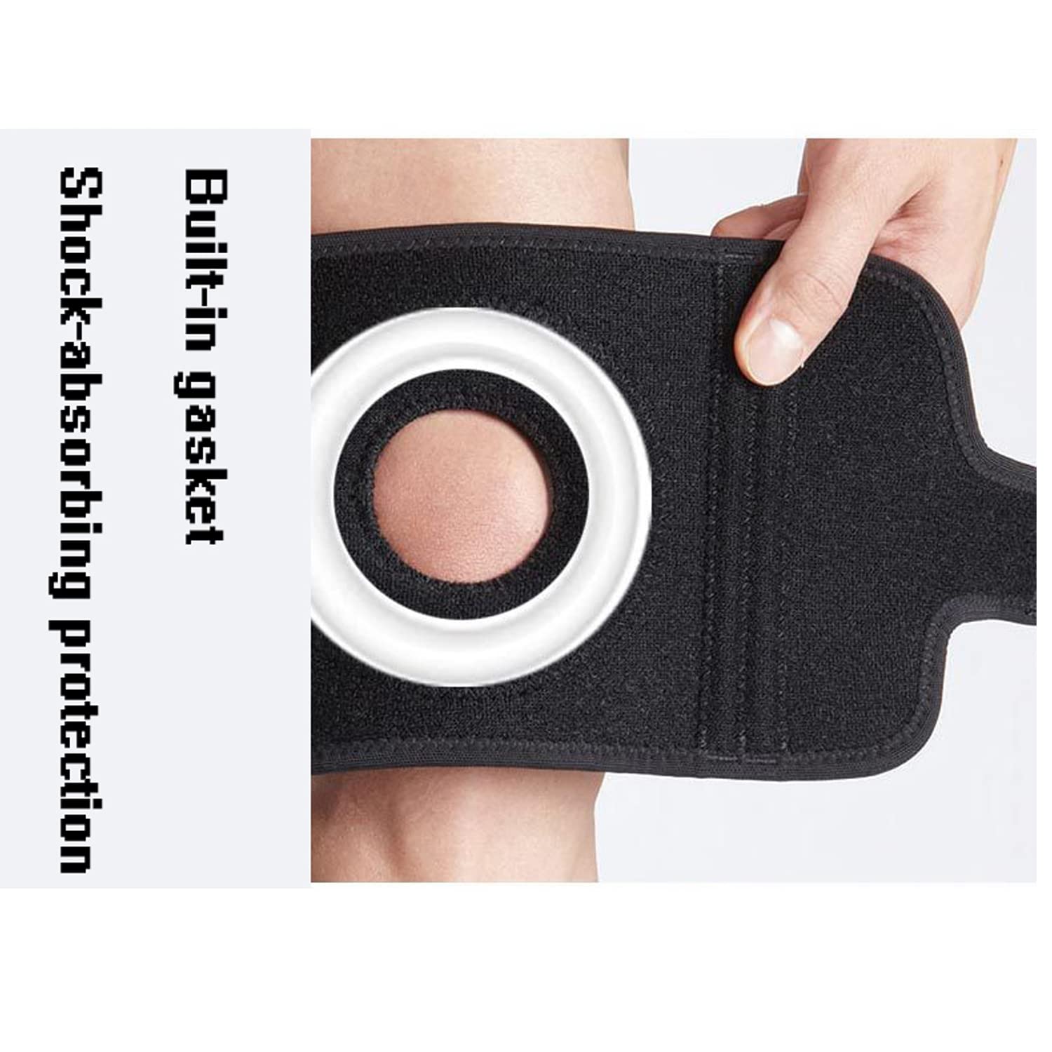 JasonTuTu Adjustable Compression Knee with Side Stabilizers for Meniscus Tear Knee Pain ACL MCL Injury Recovery for Men and Women knee Brace 3003