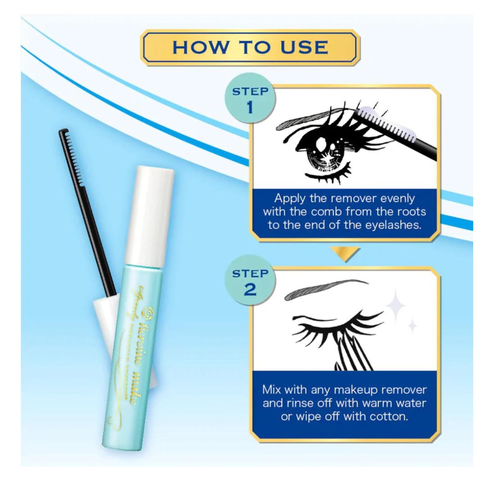 HEROINE MAKE by KISSME Speedy Mascara Remover & Eye Makeup Remover from Japan 0.22 Fl Oz