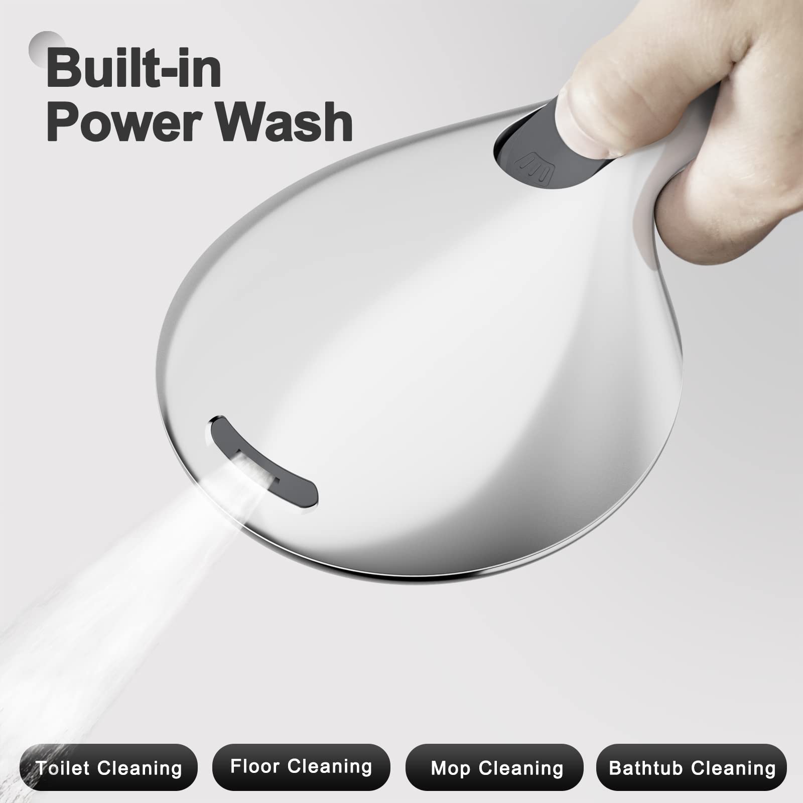 High Pressure Shower Head with Handheld,Anti-Clogging,VIKOBIN Handheld Showerheads Set 9 Modes Spray with 59inch Shower Hose and Teflon Tape, Built-in Power Spray for RV Shower Head,Chrome