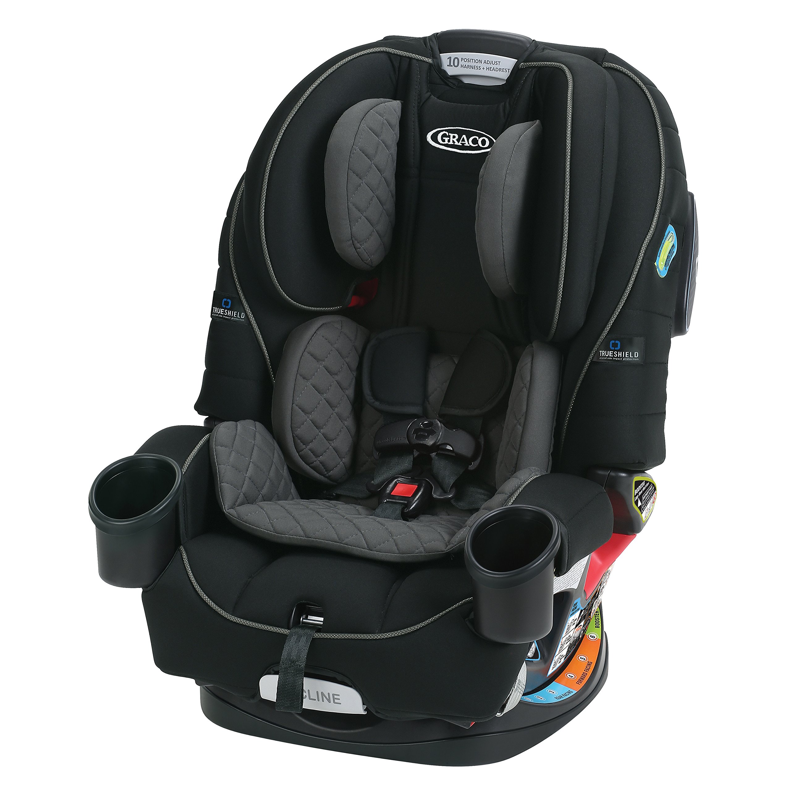 Graco 4Ever 4 in 1 Car Seat Featuring TrueShield Side Impact Technology & Pack 'n Play Travel Dome LX Playard | Includes Portable Bassinet, Full-Size Infant Bassinet, and Diaper Changer, Annie