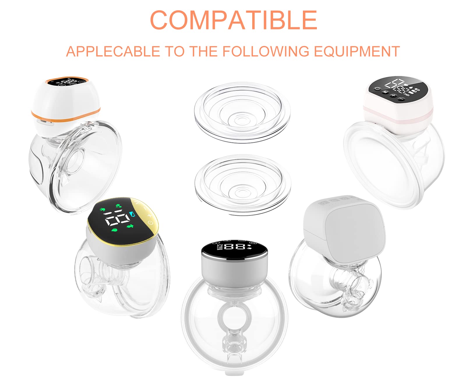 Loveishere Replacement Silicone Membrane 2pcs Silicone Diaphragm, Compatible with MomcozyS9|S10|S12/TSRETE/PADRAM/LoveOfLive/OMFMF Breast Pump. Replace momcozy Pump Parts/Accessories.