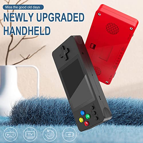 Handheld Game Console,Retro Video Game Console Handheld Systems,Portable Game Console for Kids,500 Classic Games Rechargeable Battery Support TV Connection (Green, 2.4 Inch Singles Without Handles)