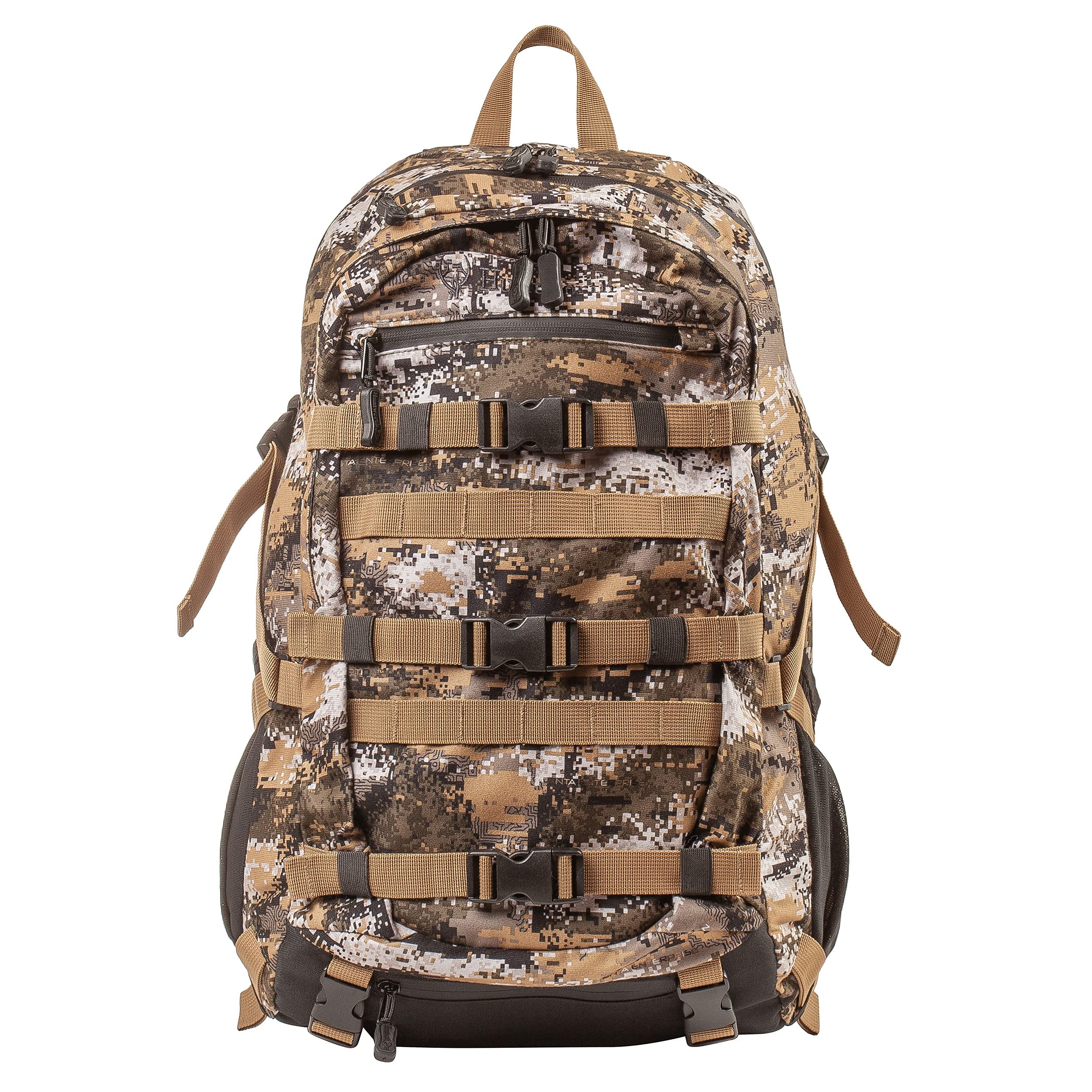 Huntworth Hickory Light Hunting Backpack With Weight Suspension System, Compatible Hydration Backpack, Water Ressitant And Plenty Storage Space, 3Lb Disruption Camo Backpack