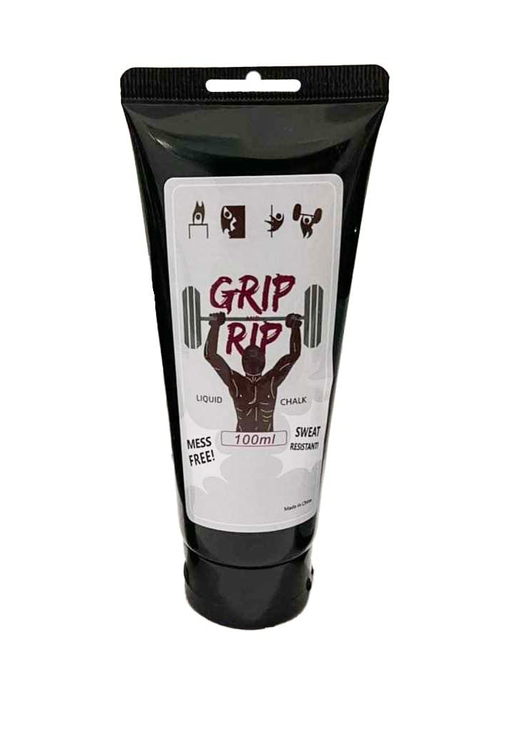 Grip and Rip | Liquid Chalk | 50-250 mL Bottles | Used for Weight Lifting, Rock Climbing, Gymnastics, Plus | Athletic Chalk (100 mL)