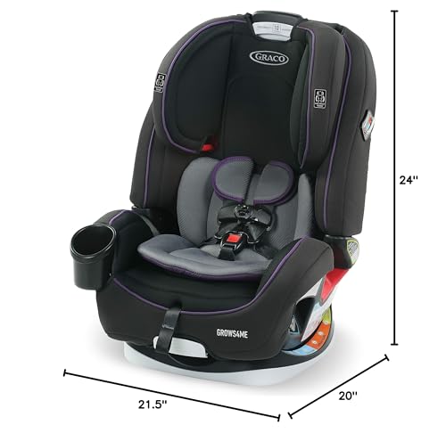 Graco Grows4Me 4 in 1 Car Seat, Infant to Toddler Car Seat with 4 Modes, Vega 1 Count (Pack of 1)