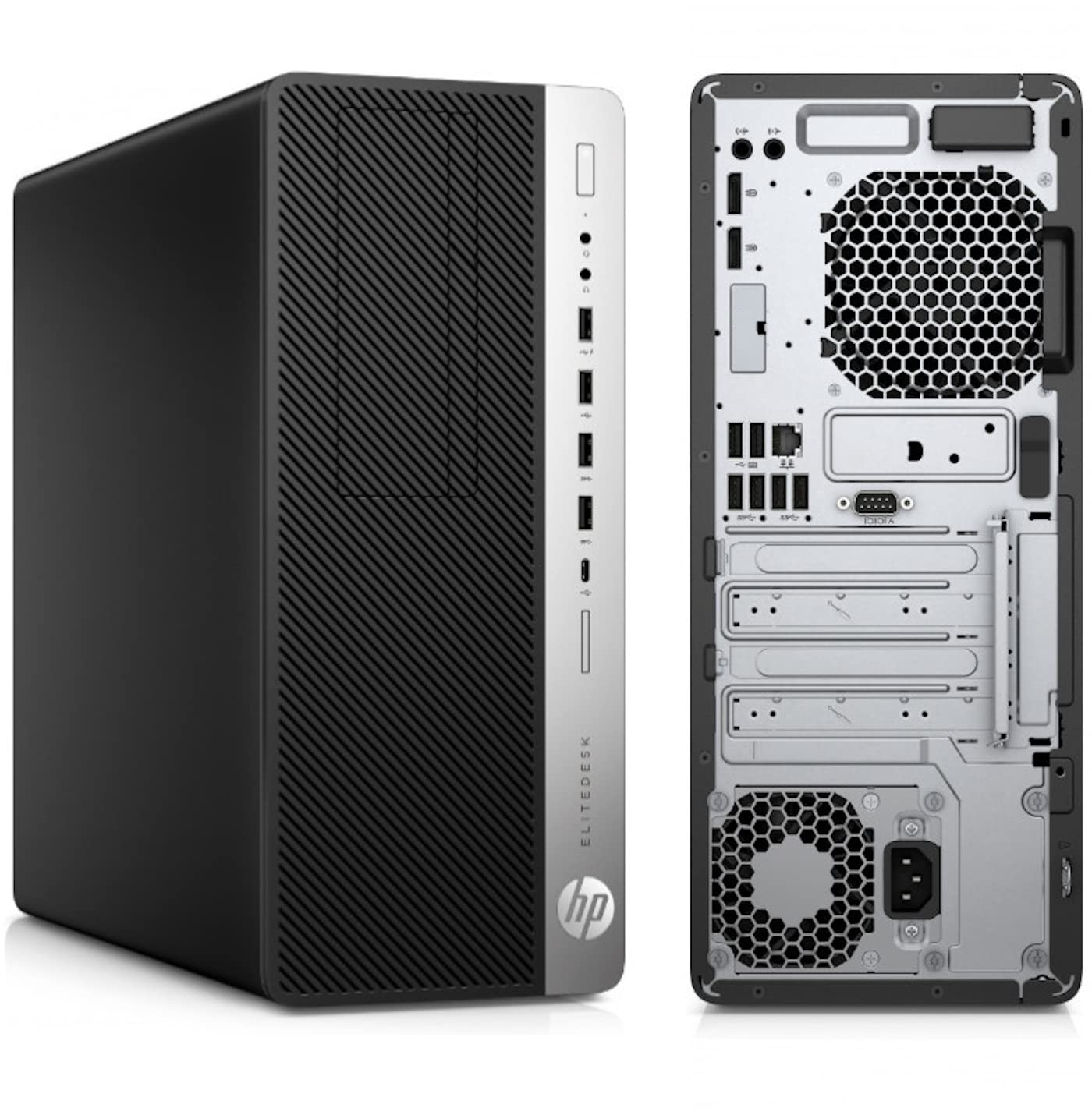 HP EliteDesk 800 G4 Tower, Intel Core i7-8700 6-Core 3.20GHz, 32GB DDR4, 1TB NVMe SSD + 3TB HDD, Intel UHD Graphics 630, Windows 10 Pro