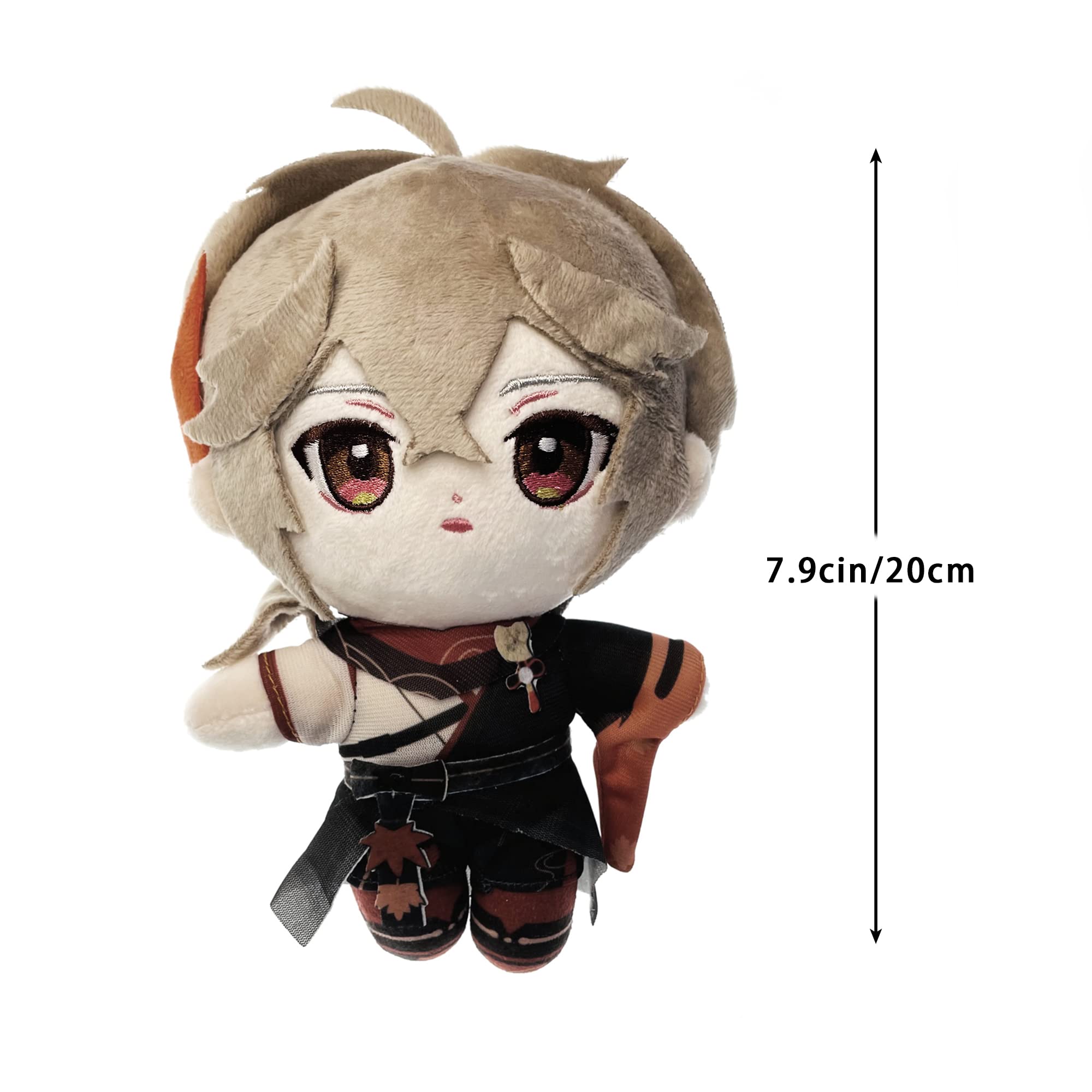 HOVAFI Genshin Impact Plush, 7.9''/20CM Kaedehara Kazuha Plush Dolls Stuffed Anime Plush for Kids