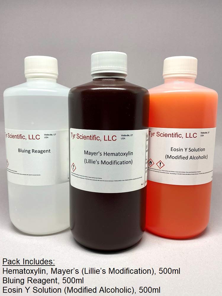 Hematoxylin and Eosin Stain Pack, 500ml
