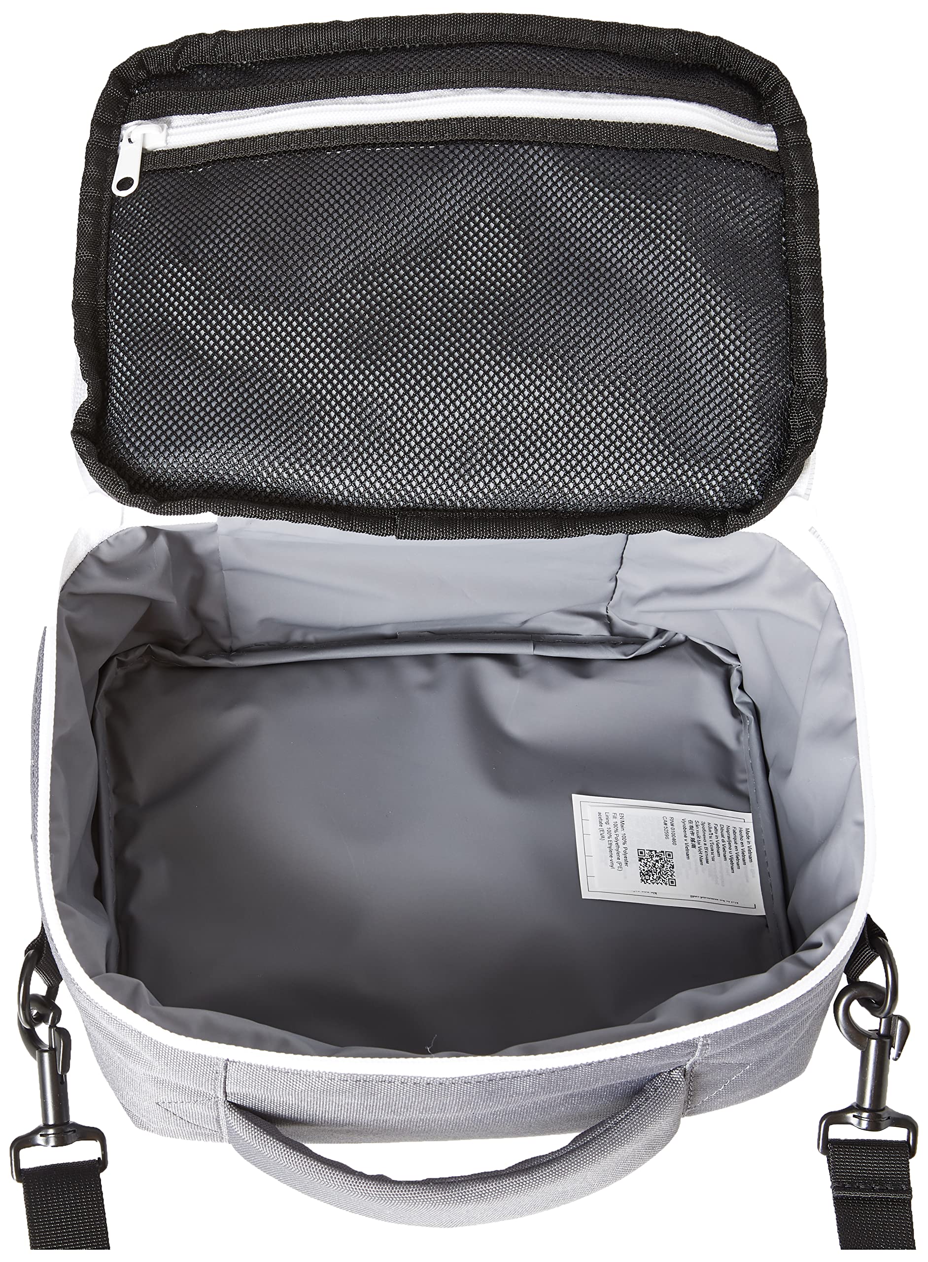 KAVU Lunch Box Insulated Padded Leak Proof Crossbody Meal Pack, Smoked Pearl