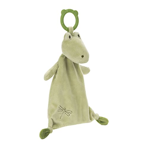 GUND Baby Baby Toothpick Ensley Alligator Teether Lovey Plush Stuffed Animal and Security Blanket, Green, 13"