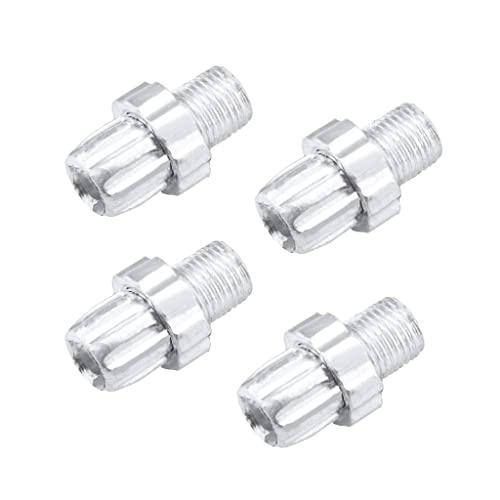 Jojomis 8 Pieces Silver Brake Cable Adjuster Bicycle Bike Accessories Aluminum
