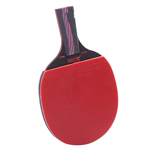 Hewen-Ping Pong Set Pingpong Paddle Table Tennis Racket Ping Pong Bat Set with 1 Rackets, 3 Balls and 1 Cover Bag Table Tennis Bat (Size : Short)