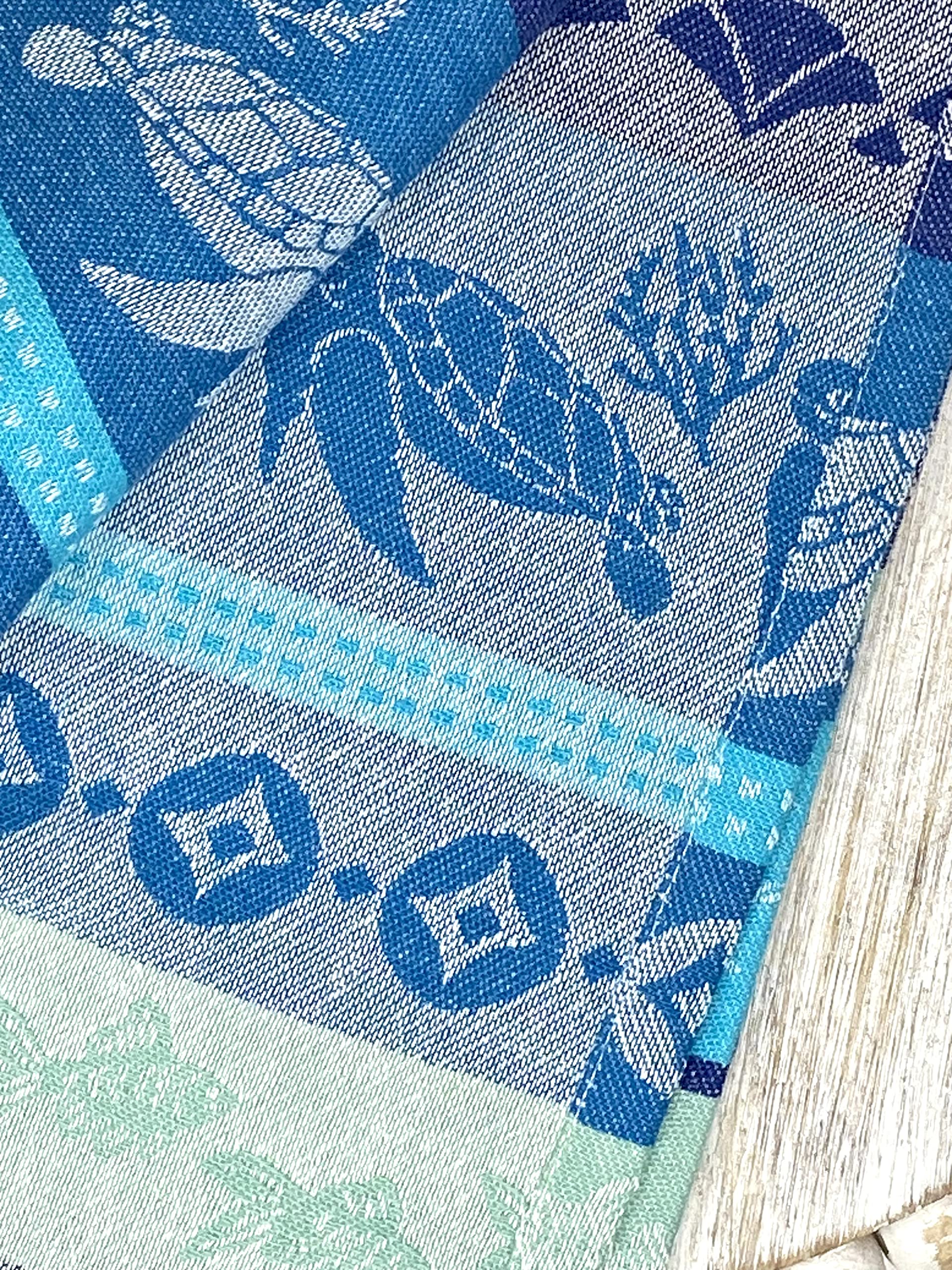 Kay Dee Designs Beach House Sea Turtles Jacquard Kitchen Tea Towels Set of 2