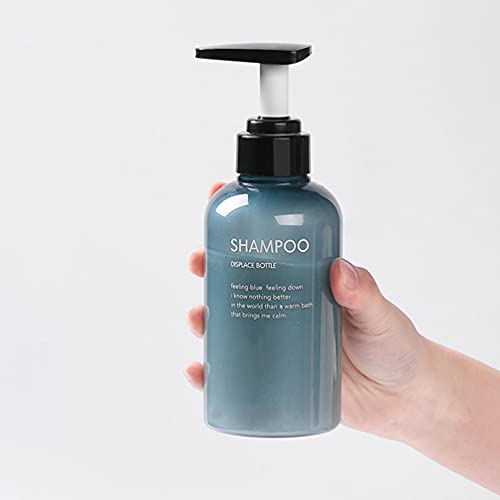 Healifty 3pcs Shampoo Bottle Hand Soap Bottle Empty Lotion Bottles Lotion Container Hair Bottle Push Type Bottle Toiletries Blue Soap Dispenser Shampoo Container The Pet Liquid Perfume