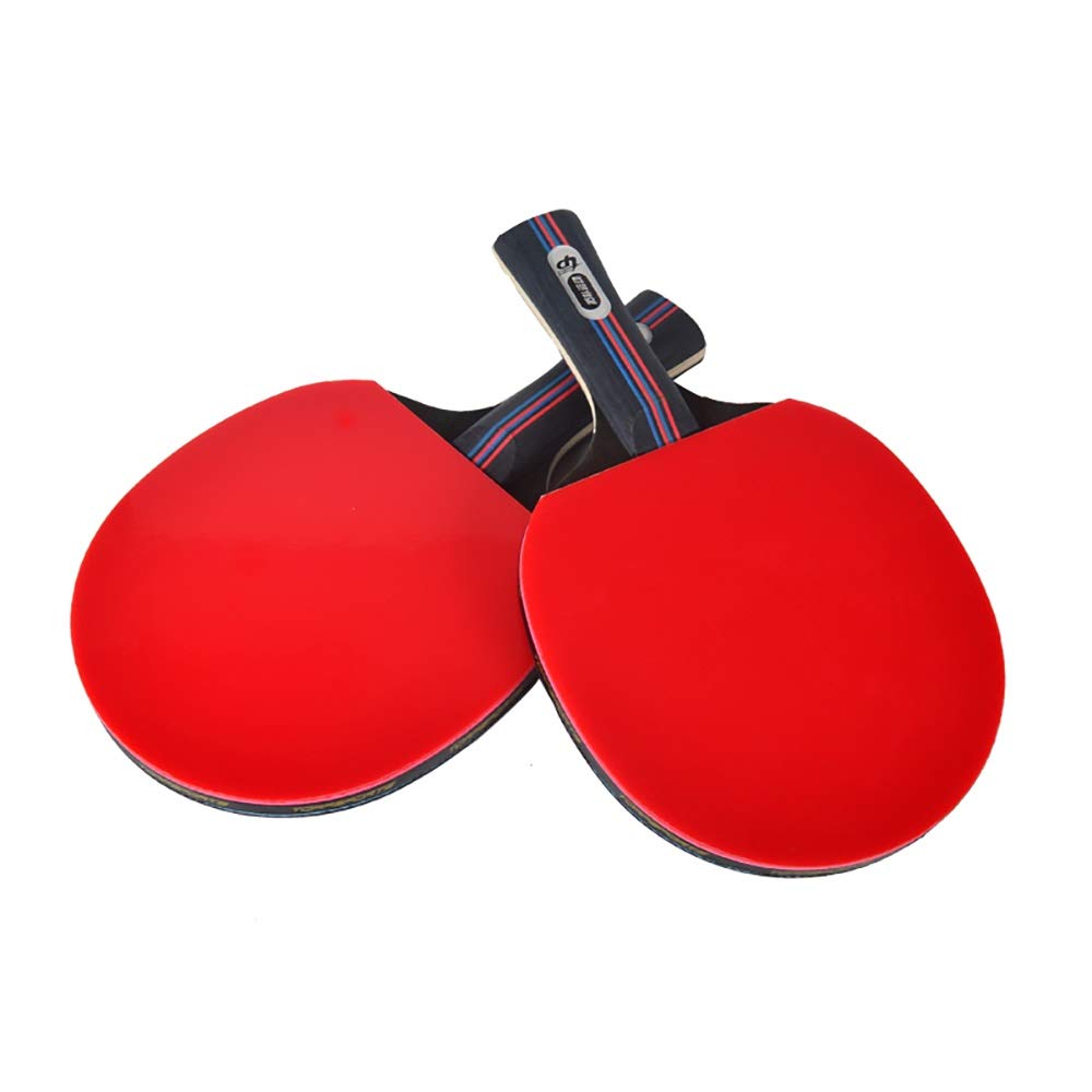 Hewen-Ping Pong Set Beginner Portable Ping Pong Sets 3 Star Long Handle Ping Pong Bat Pingpong Paddle with 2 Table Tennis Bats Rackets and 3 Balls Table Tennis Bat