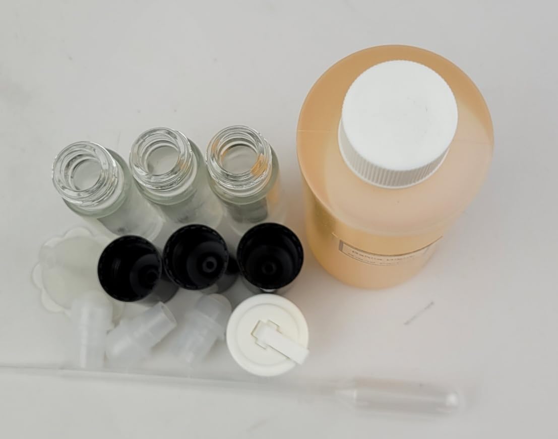 Grand Parfums Perfume Oil Set - fits Spice Bomb For Men with Roll On Bottles and Tools to Fill Them (2 Oz)