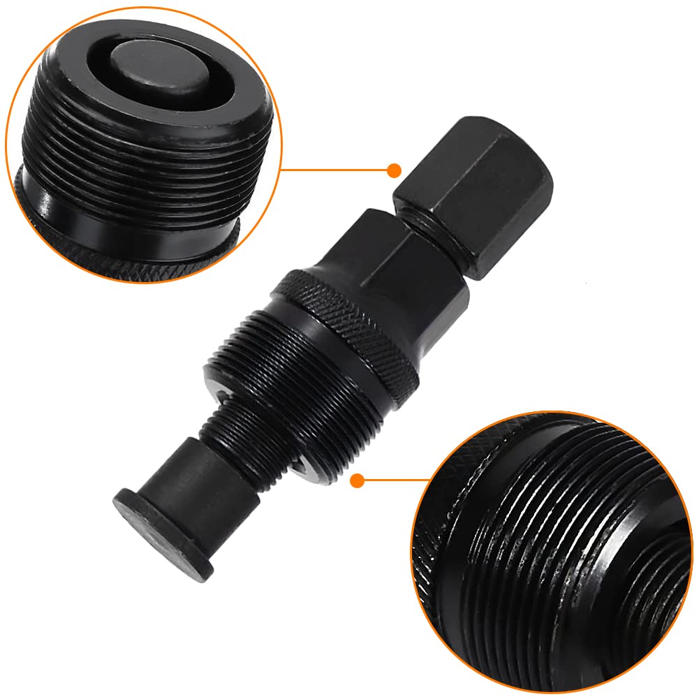 Kigauru Bicycle Crank Puller Carbon Steel Length 63mm High Hardness Crank Arm Puller Bike Crankset Remover Convenient Compact Maintenance Remover Kits Mountain Road Bike Repair Tool