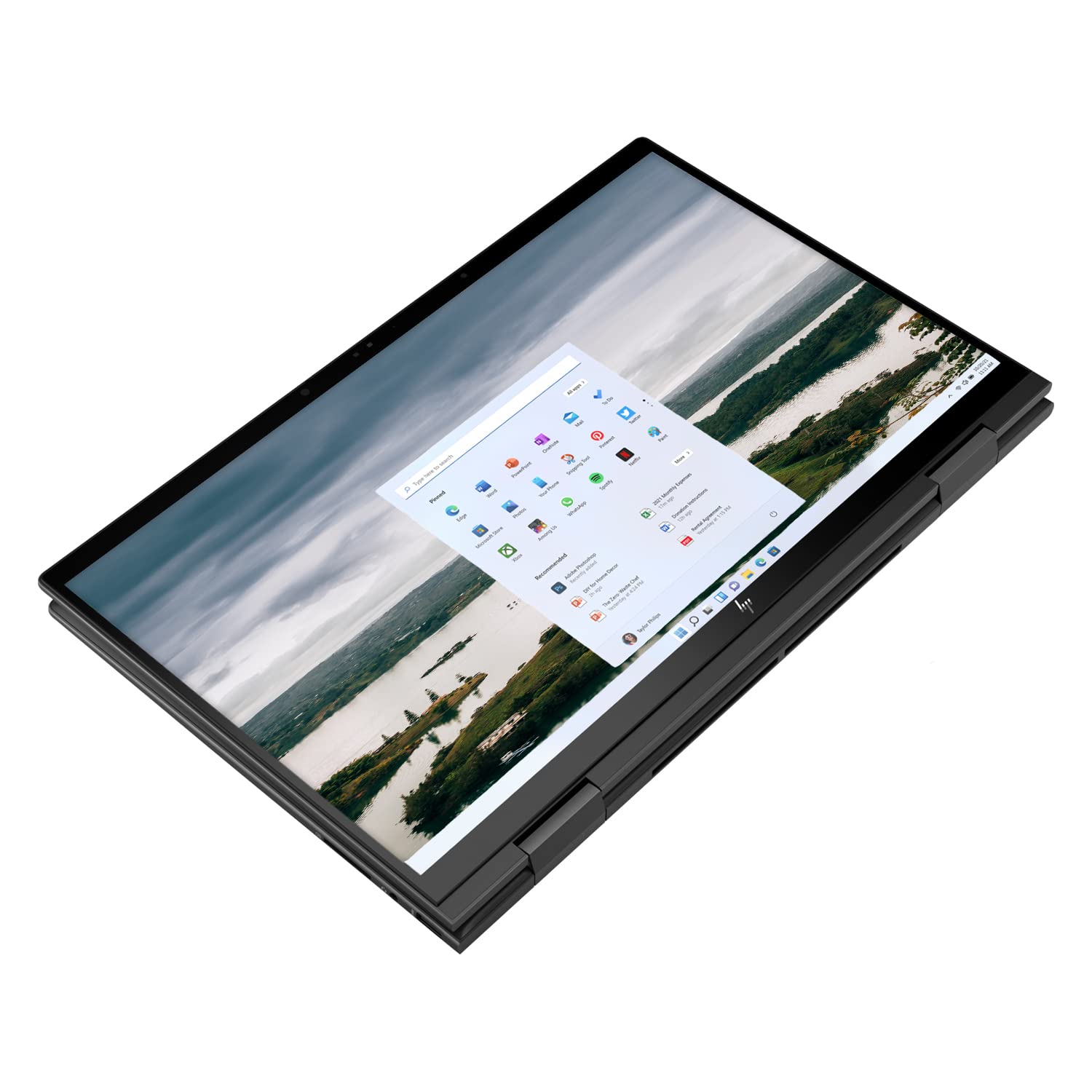 HP Envy 2-in-1 Convertible Laptop, 15.6 inch IPS Touchscreen, AMD Ryzen 5 5625U Processor, Backlit Keyboard, Wi-Fi 6, Bang & Olufsen Audio, 12Hr Battery, Win 11 (16GB RAM, 512GB PCIe SSD) (Renewed)