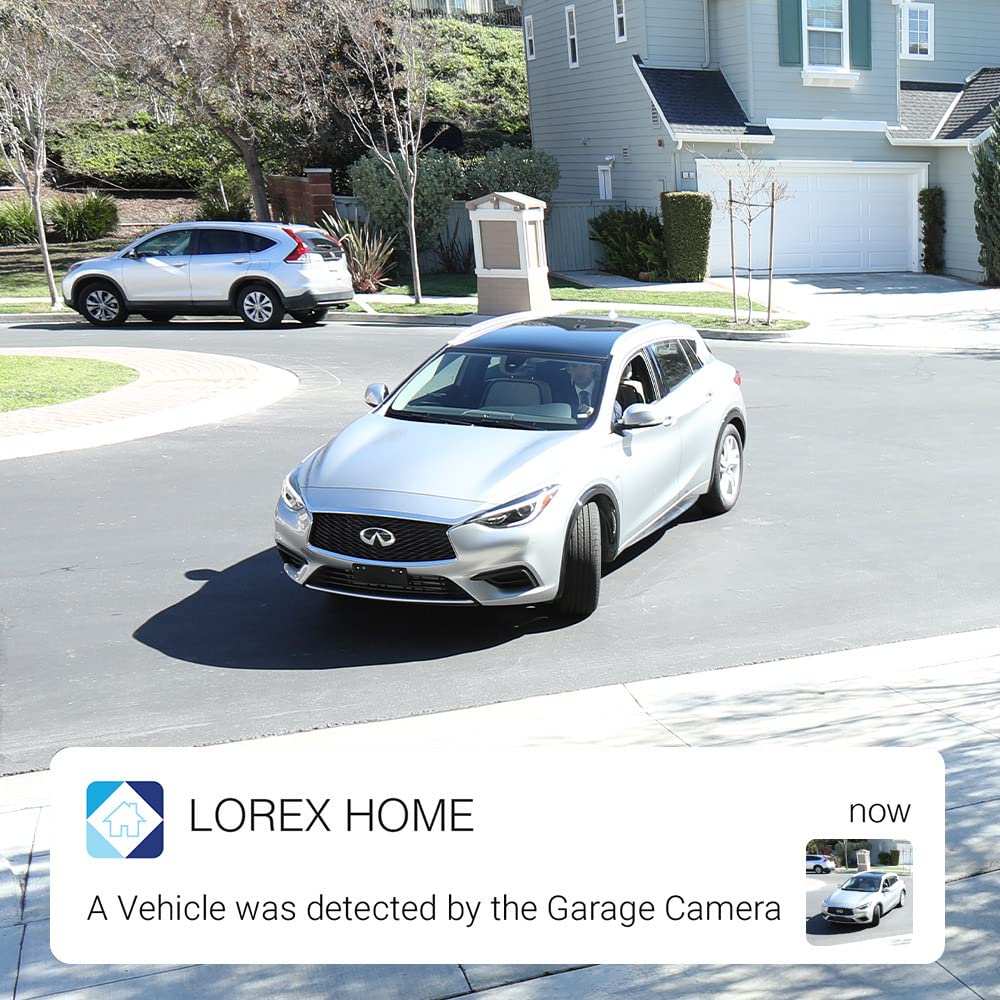 Lorex Fusion 4K 16-Channel (8 Wired and 8 Wi-Fi) 2TB Wired NVR System with 4 Bullet Cameras Featuring Smart Security Lighting