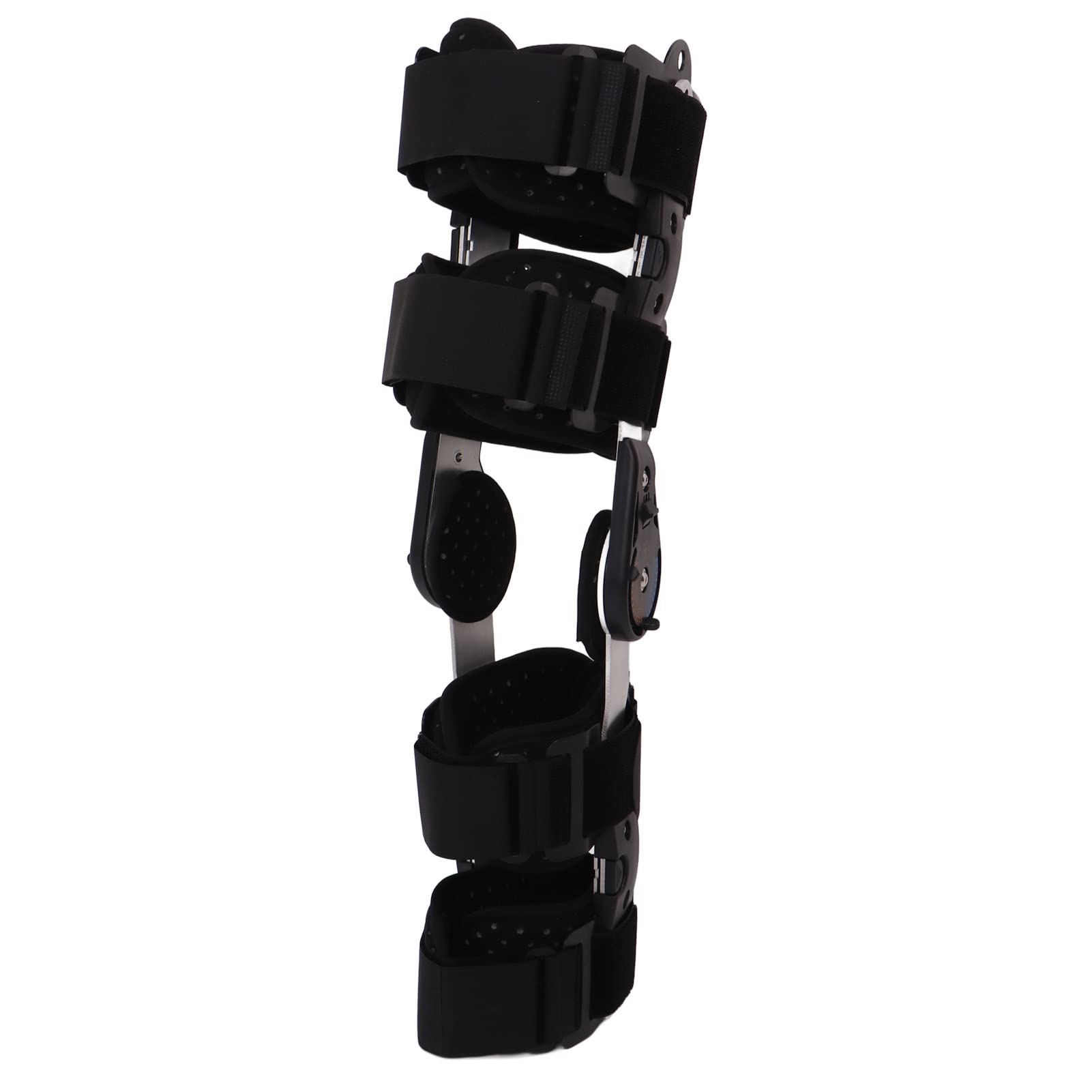 Hinged Knee Brace,Knee Support Brace Size Adjust Sponge Lining Aluminum Alloy Patellar Tendon Strap Knee Immobilizer Stabilizer for Sports