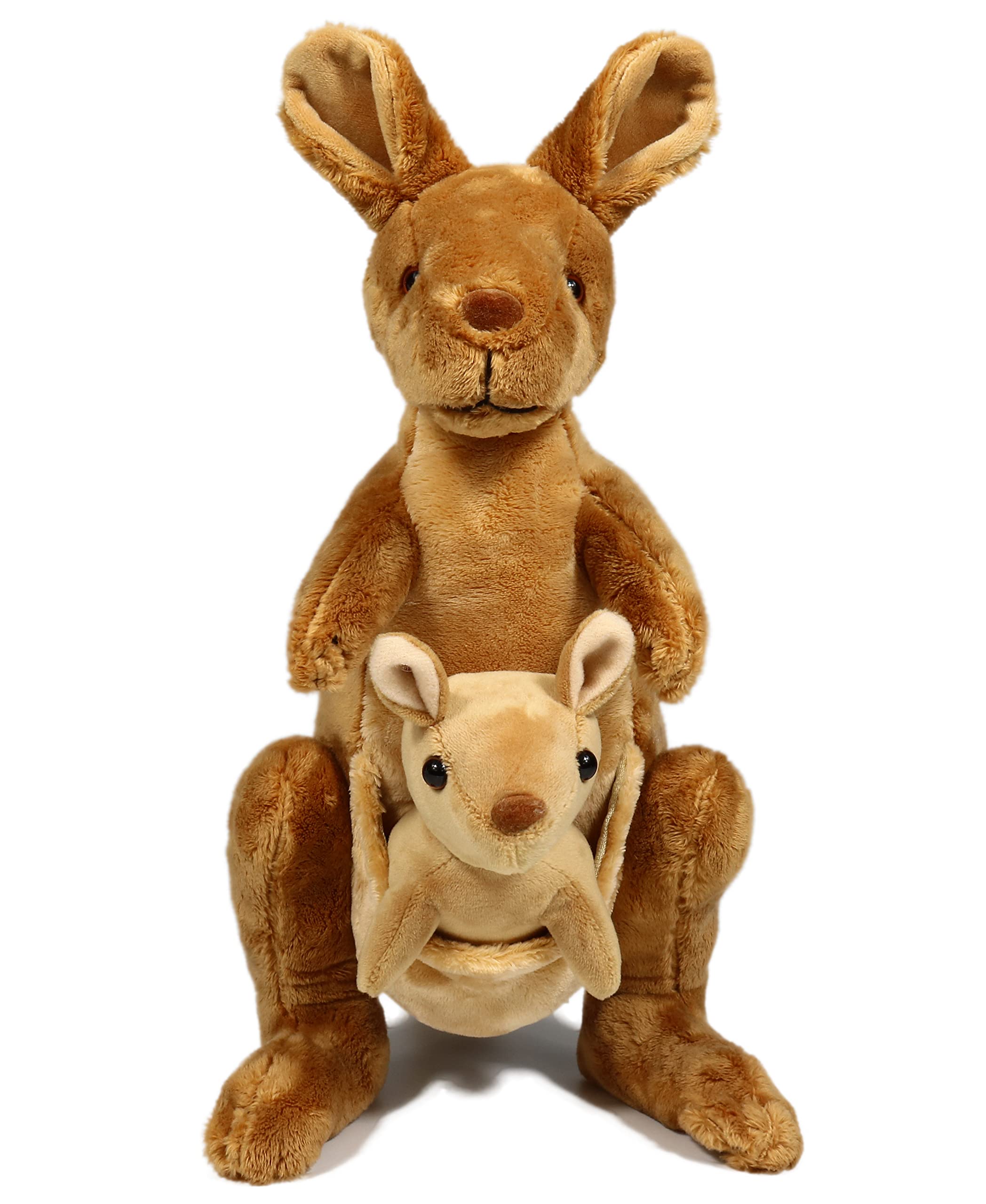 Ice King Bear Kangaroo Stuffed Animal with Removable Joey Plush Toy,12 Inches
