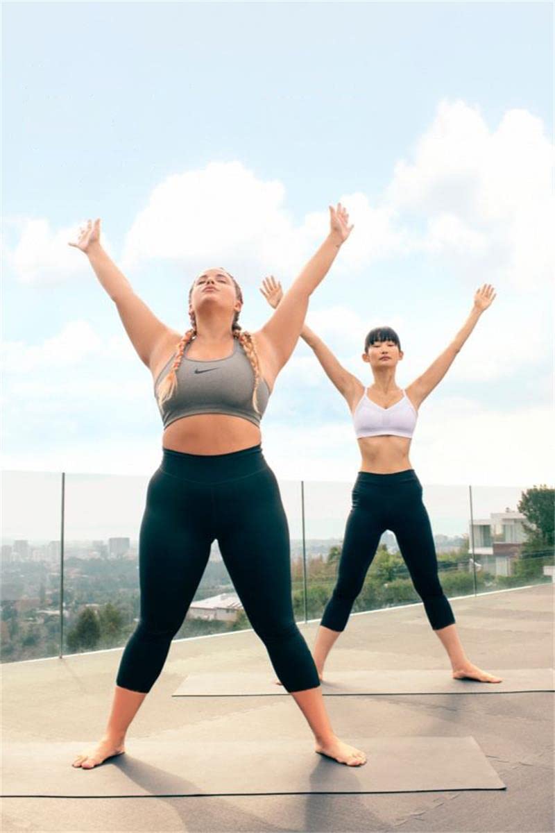 GROTEEN 3 Pack Plus Size Capri Leggings for Women-High Waisted Tummy Control Workout Black Yoga Pants