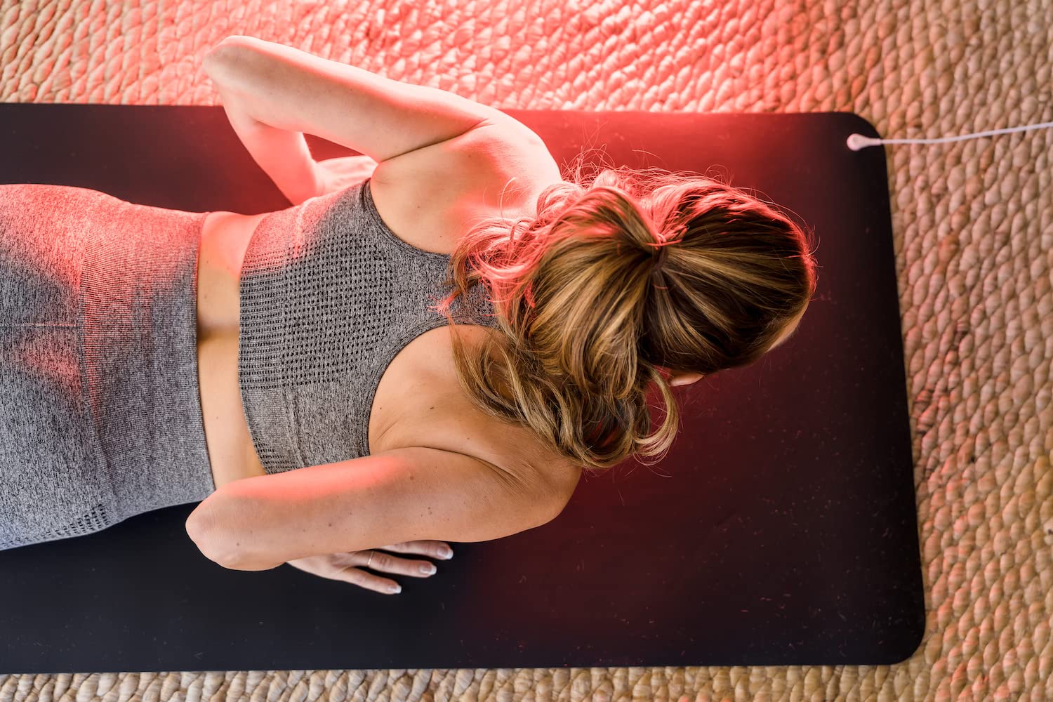 Grounding Yoga Mat,Exercise Fitness Pad, 71x24 Inch Earth Connected Conductive Carbon Mat with15 Foot Cord May Help Lower Inflammation, Reduce Stress, Improve Balance, Flexibility, Included Carrying
