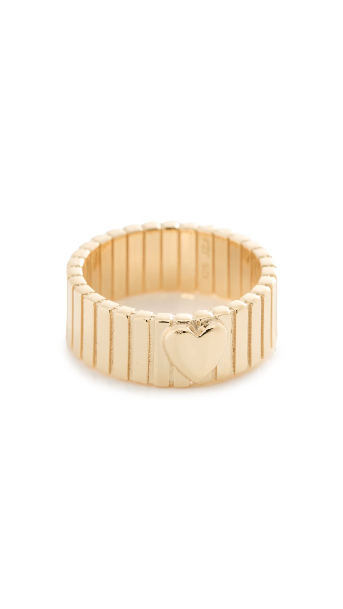 Jennifer Zeuner Jewelry Women's Jordana Ring, Yellow Vermeil, 7