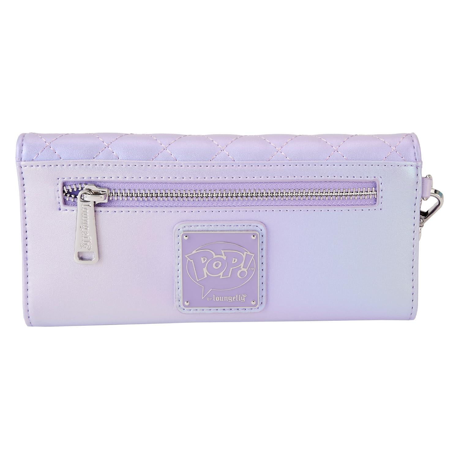 Loungefly BTS Logo Iridescent Purple Flap Wallet
