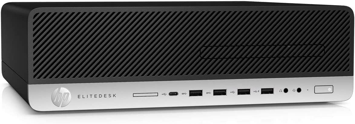 HP EliteDesk 800 G4 SFF Desktop PC, Intel Core i7-8700 3.20GHz, 16GB DDR4, 512GB SSD, WiFi, BT, Window 10 Professional (Renewed), Black