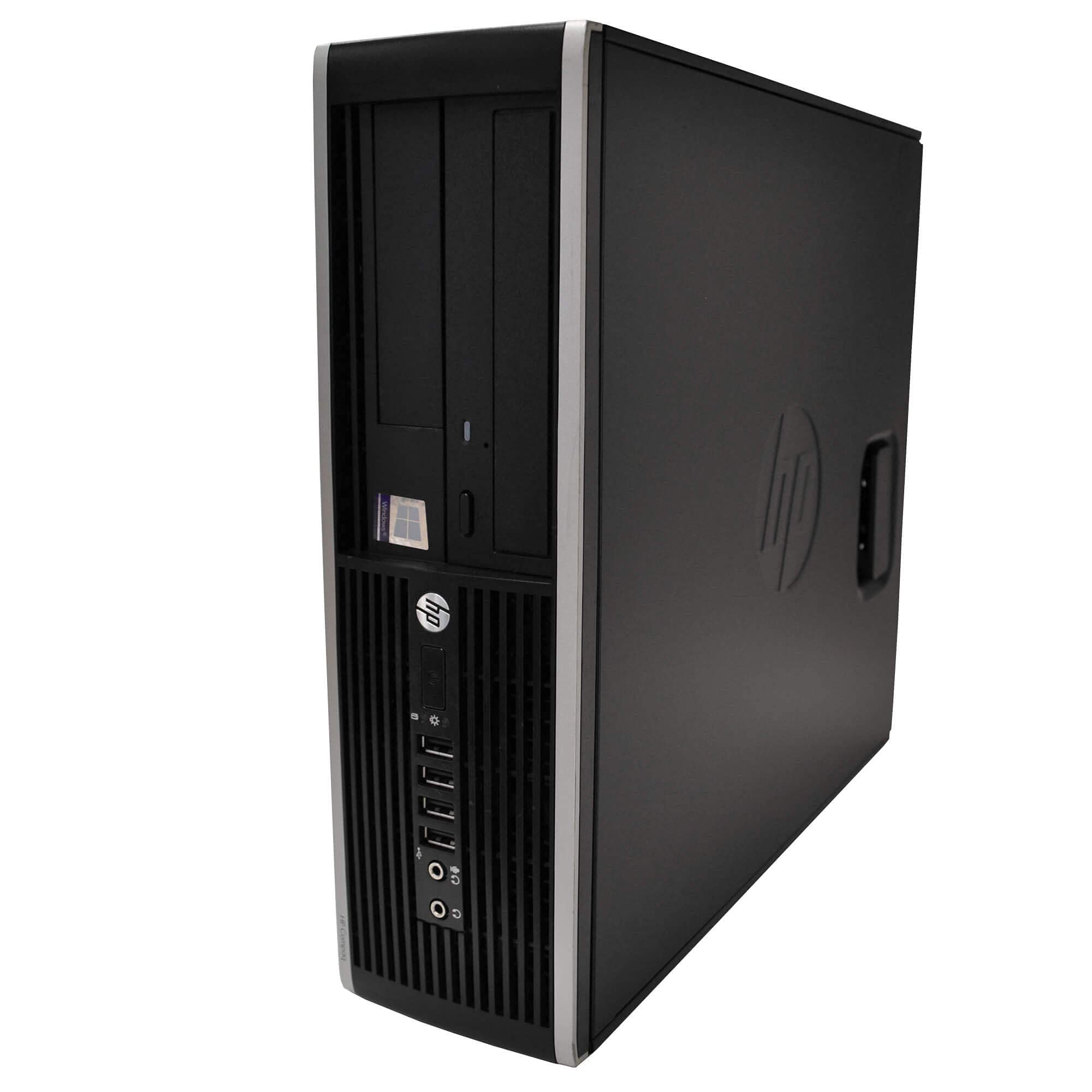 HP EliteDesk 8300 Business Desktop Computer, Intel Quad Core i7, 16GB DDR3 RAM, 500GB HDD, DVD-ROM, Windows 10 Home, RGB Speakers (Renewed)
