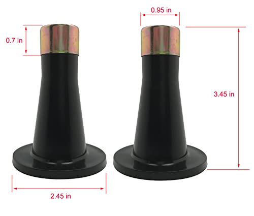 Kings Brand Furniture Plastic Bed Frame Glide Legs to Replace Wheels (Set of 6 Glides)