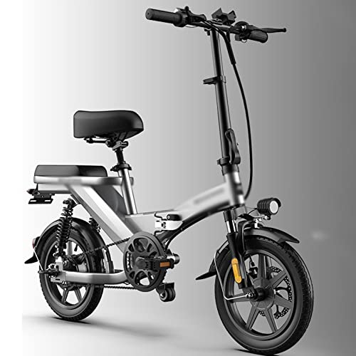 IEASEzxc Bicycle Folding Electric Bike Mini Battery Car Small Electric Scooter