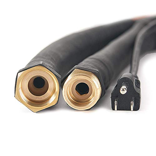 H&G lifestyles Heated Water Hose for RV 1/2" Inner Diameter 25 ft Withstand Temperatures Down to -40°F Self-Regulating