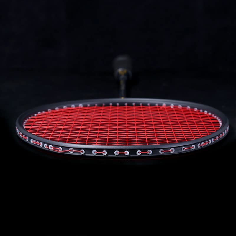 JHHDP Graphite Single Badminton Racquet Professional Carbon Fiber Badminton Racket with Carrying Bag (Color : C, Size : 1)