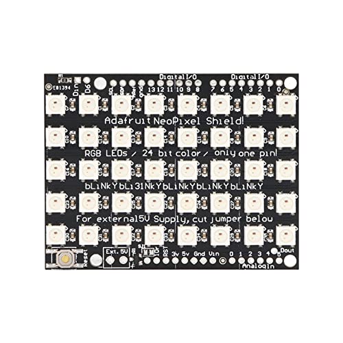 LED Color Light Development Board, High Brightness Full Color WS2812B 5050 Driver Module 5x8 40 Bits 5V for Bars for Hotel