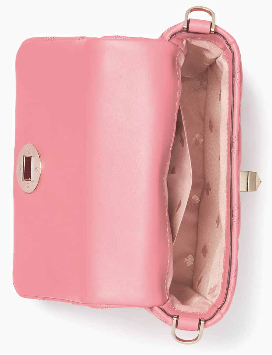 kate spade new york Natalia Small Flap Crossbody Bag (Bright Blush)