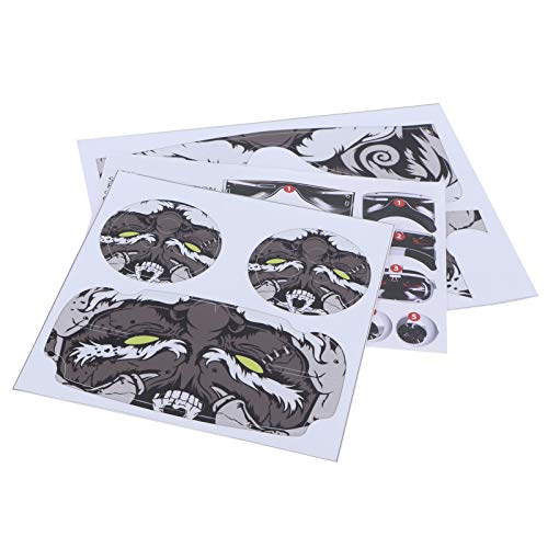 GOWENIC VR Glasses Stickers, PVC VR Glasses Controller Headset Protective Stickers, Skin Cover Set, Protect Equipment, for Oculus Quest 2
