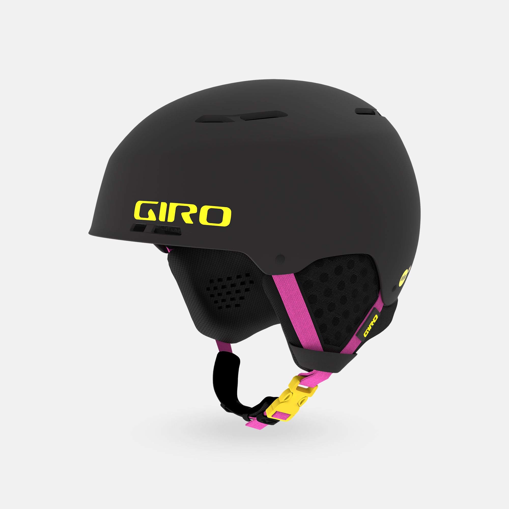 Giro Emerge Spherical MIPS Ski Helmet - Snowboard Helmet for Men, Women & Youth - Matte Black/Neon Lights - M (55.5-59cm)