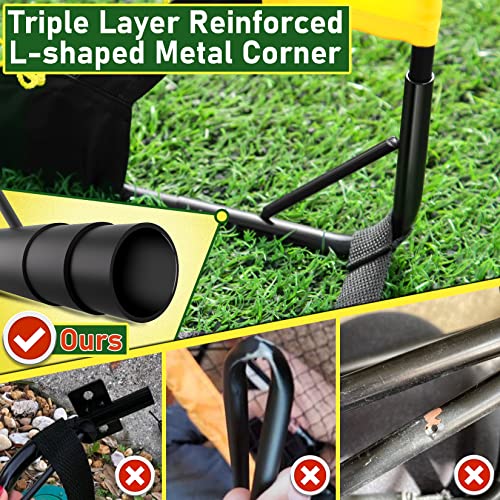 Happy Jump Soccer Goal Pop Up Foldable Soccer Net for Backyard 4'x3', 1 Pack