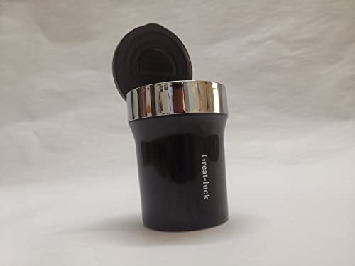 Great-luck car ashtray,Car Ashtray with Lid, Portable Ashtray for Car, Mini Car Trash Can