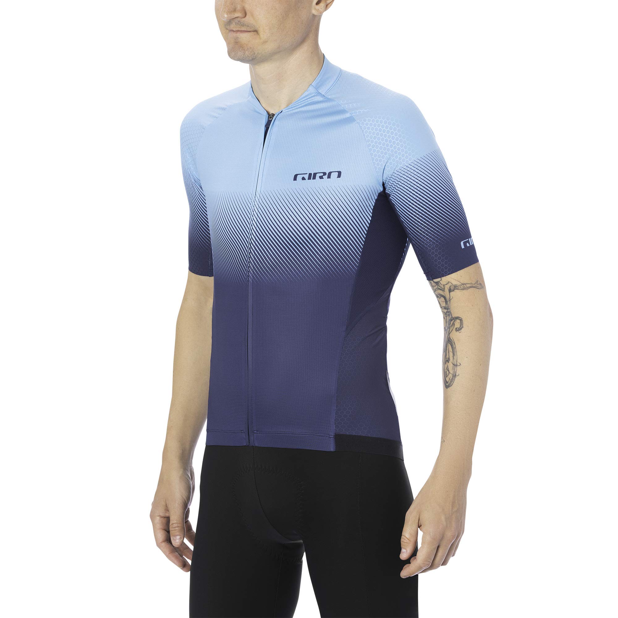 Giro M Chrono Pro Jersey Mens Adult Cycling Jerseys - Midnight/Iceberg Transition (2021) - Medium