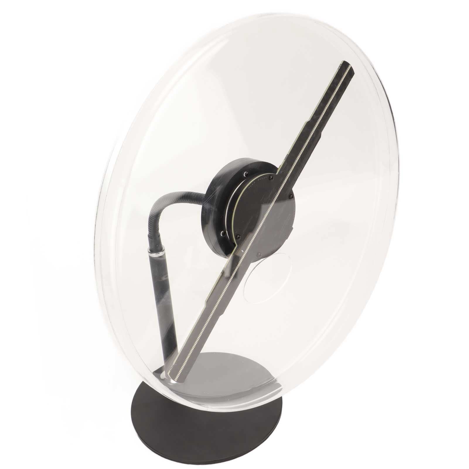 Holographic Advertising Display Fan 3D Fan Holographic Fan Display Air Fan Video Projector 256 Tabletop 176 LED Beads Led Fan 3D Hologram Projector for Shopping Mall Store Shop Bar (US Plug)