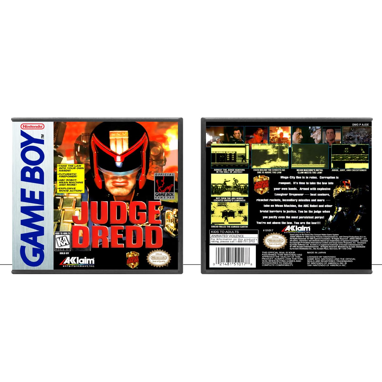 Judge Dredd | (GB) Game Boy - Game Case Only - No Game