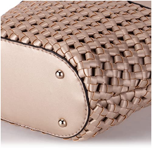 GUESS Sicilia Mini Tote Champagne One Size