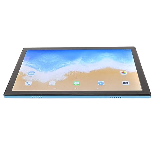 Haofy Gaming Tablet 10 Inch Octa Core CPU HD Tablet Blue for School (US Plug)