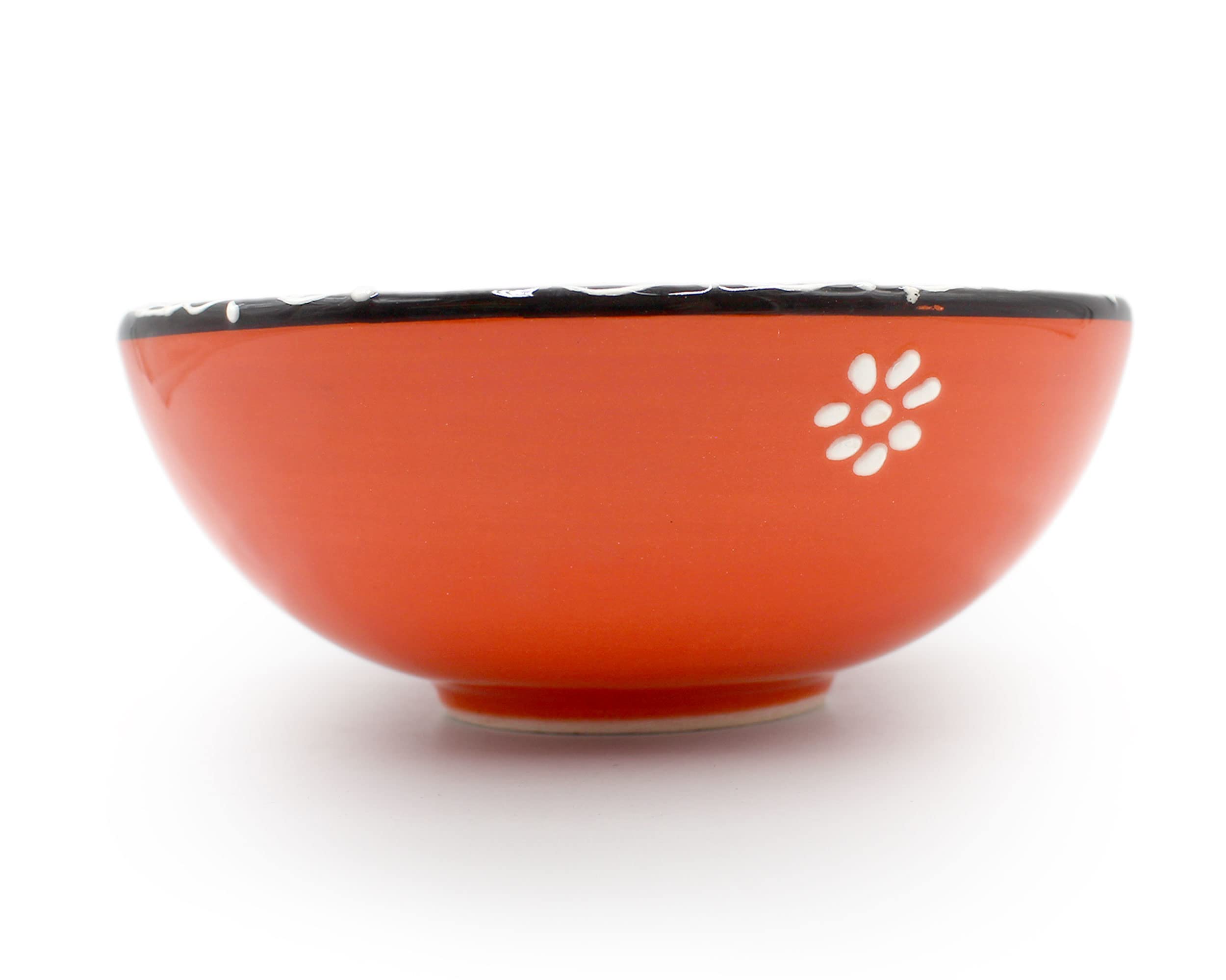 Küchengeräte 6.2" inc0 Hand-Painted Decorative Turkish Ceramic Bowl - Handcrafted Serving Bowl For Snacks Salad Noodle Cereal Rice Soup Pasta Serving - Best Gift Set