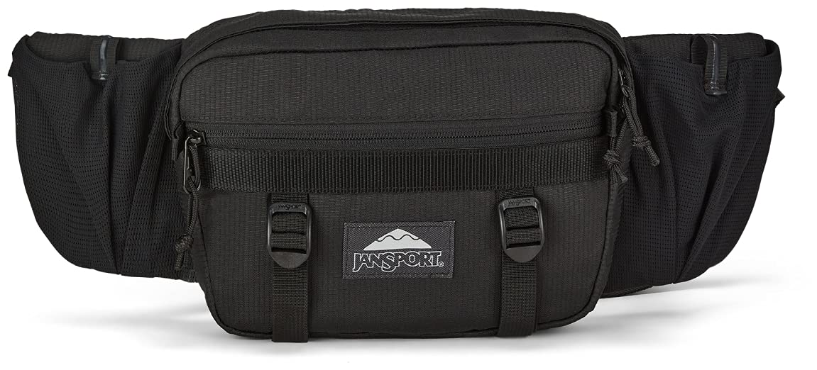 JanSport Way Out Plus Waistpack - Black Mini Ripstop