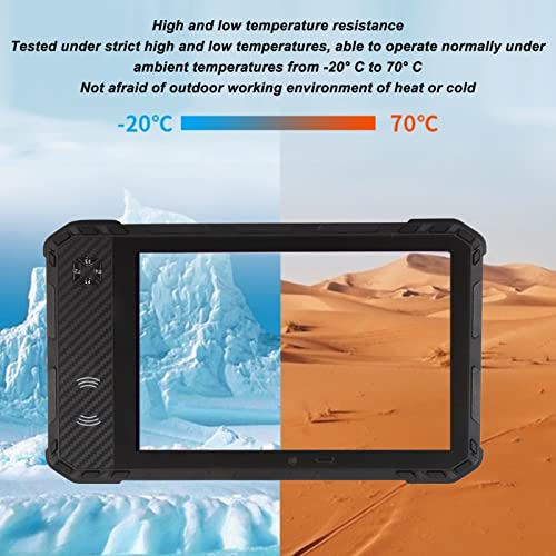 HEEPDD Work Tablet 4GB RAM 64GB ROM IP68 SplashProof Waterproof 4G Network 10000mAh 8 Inch Rugged Tablet for Android 11 with NFC (US Plug)